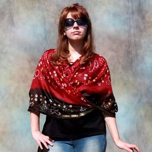 Statements by Vix | Accessories | Exclusive Vintage Silk Indian Wrap ...